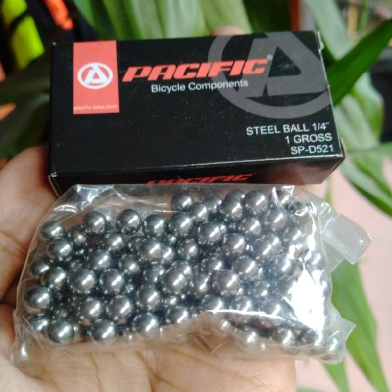 Jual Ball Bearing 1/4 Roda Sepeda 1/4 Stell Bal Roda Sepeda 1 Gross Di ...
