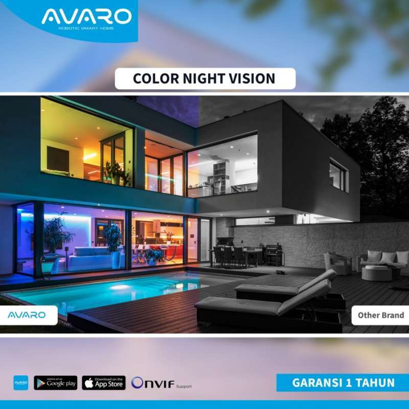 Promo Avaro Smart Wifi Ip Camera Cctv Outdoor Ct02 5mp Color Nightvision Diskon 30% Di Seller ...