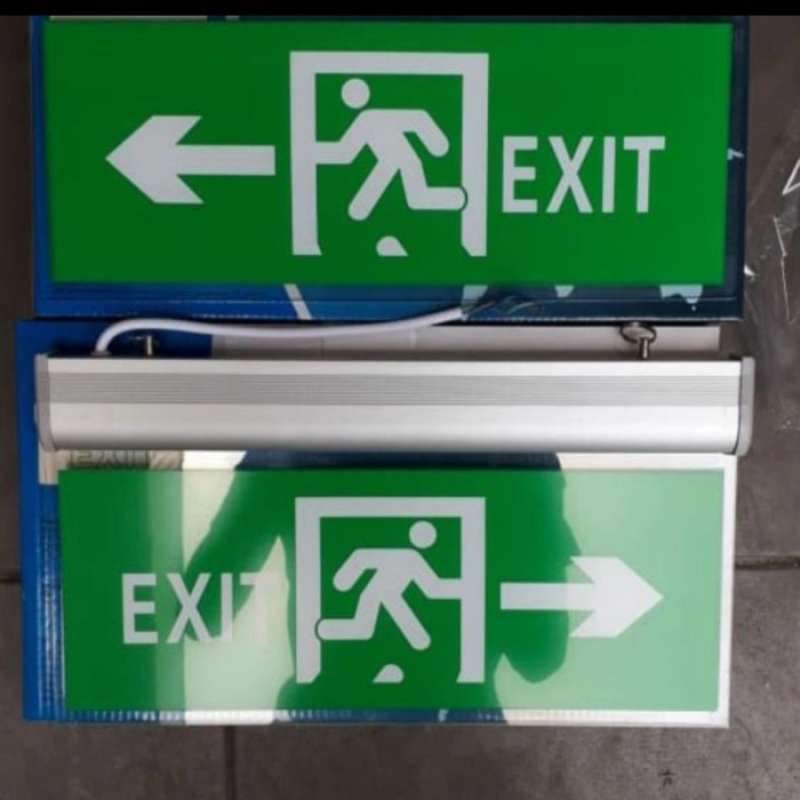 Promo Lampu exit led arcylic / lampu darurat / emergency exit / lampu ...