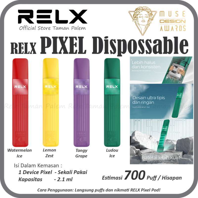 Jual Relx Pixel Disposable Pod All Varian - Lemon Zest Di Seller Relx ...