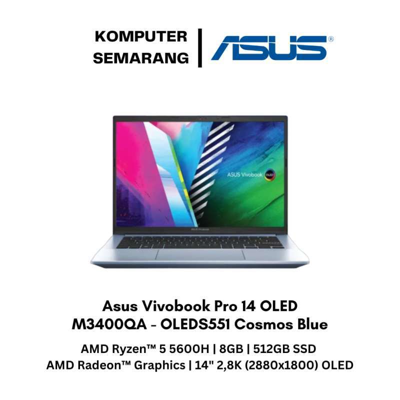 Promo Asus Vivobook Pro 14 Oled M3400qa - Oleds551 Cosmos Blue [amd ...