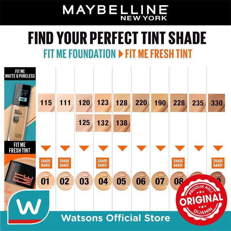 Promo Maybelline Fit Me Fresh Tint Spf 50 Shade 04 Diskon 10% Di Seller ...