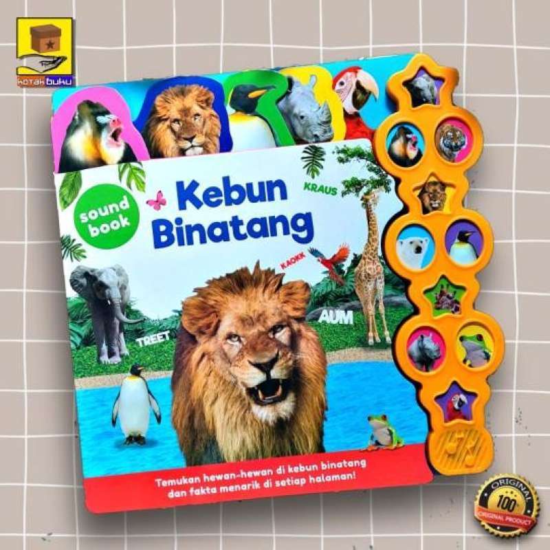 Jual Soundbook / Sound Book Kebun Binatang / Buku Anak / Buku Anak Tk ...