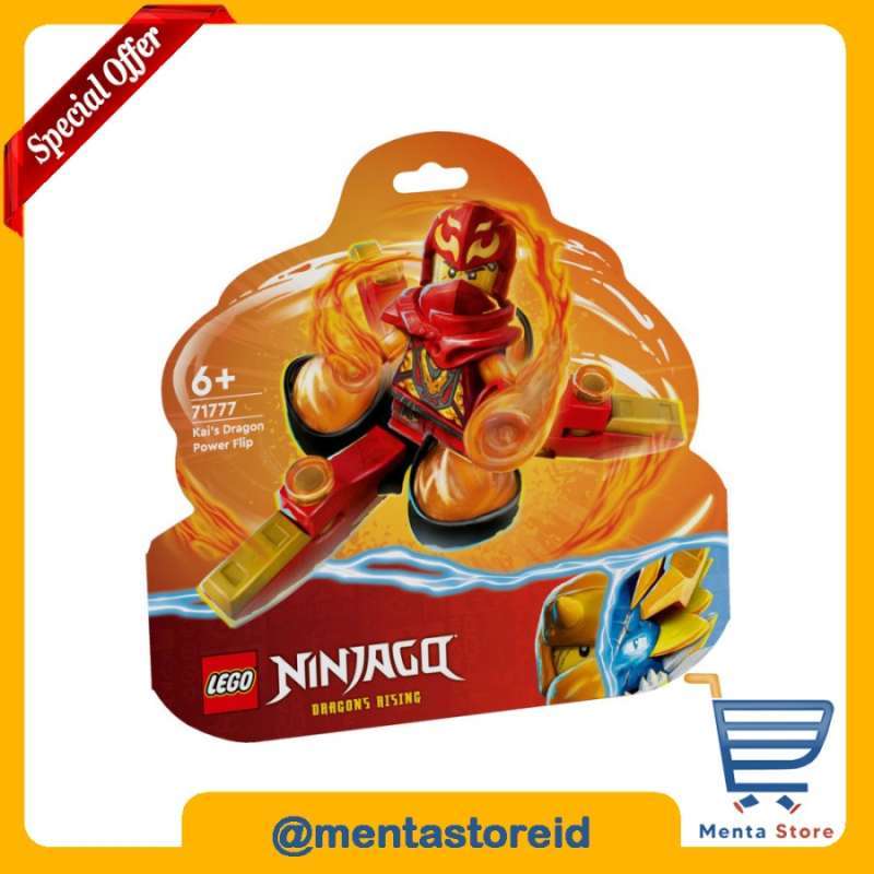Promo Lego Ninjago 71777 Kai’s Dragon Power Spinjitzu Flip Diskon 30% ...