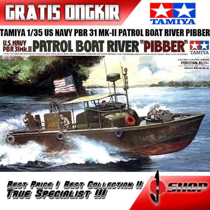 Jual TAMIYA 1/35 US NAVY PBR 31 MK-II PATROL BOAT RIVER PIBBER di ...