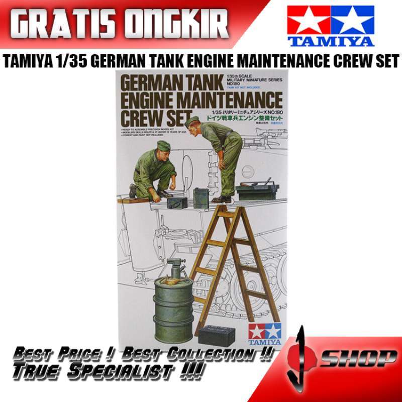 Jual TAMIYA 1/35 GERMAN TANK ENGINE MAINTENANCE CREW SET di Seller J ...