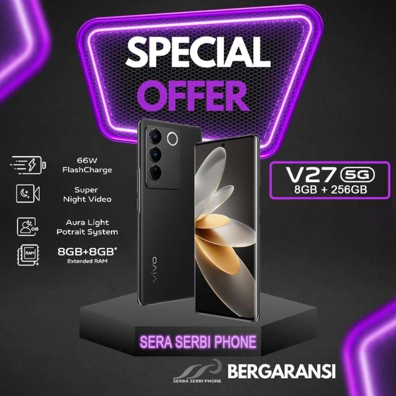 Jual Vivo V27 5g (8/256) - 50 Mp Hd Af Selfie, 3d Curved Screen With Slim Body, 8gb Extended Ram ...