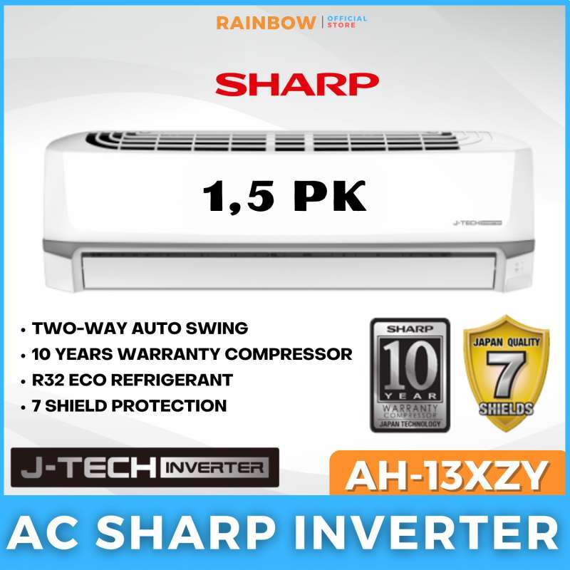 Jual AC SHARP 1/2 PK AH-X6ZY JTECH INVERTER REFRIGRANT R32 - Unit Saja ...