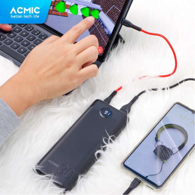 Promo Acmic Digimax Supermini Digital Aicharge Power Bank (qc4 + Pd ...