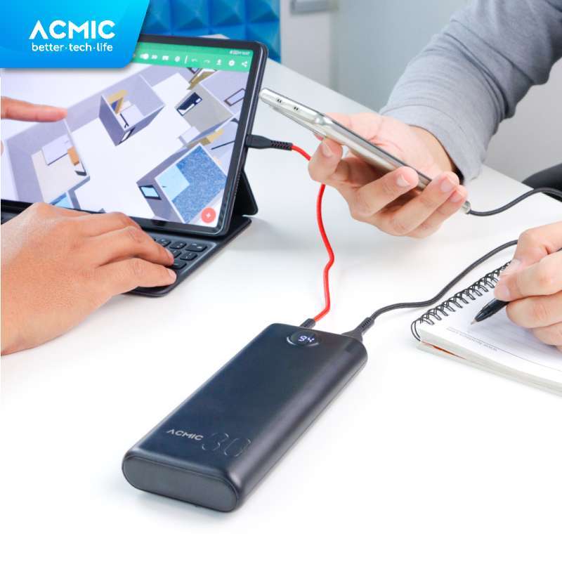 Promo Acmic Digimax Supermini Digital Aicharge Power Bank (qc4 + Pd ...
