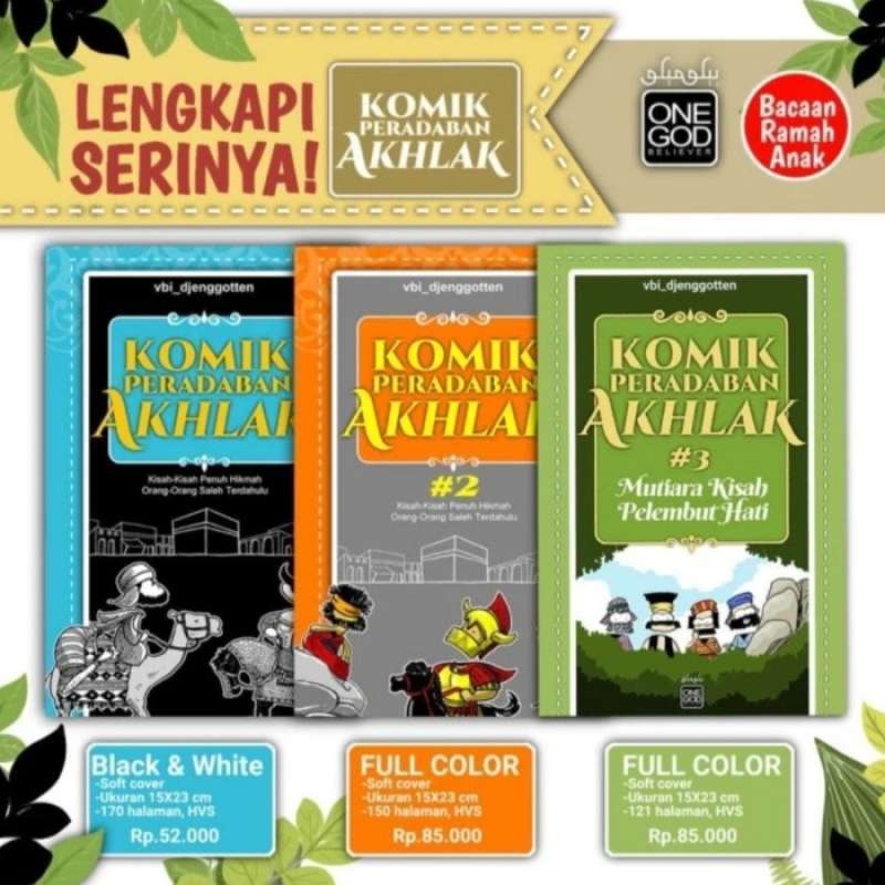 Promo Komik Peradaban Akhlak Lengkap Diskon 29% di Seller Pilihan Shop - Harapan Jaya, Kota ...