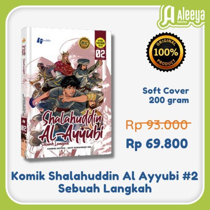 Promo Komik Shalahuddin Al Ayyubi 02 Diskon 26% di Seller Pilihan Shop - Harapan Jaya, Kota ...