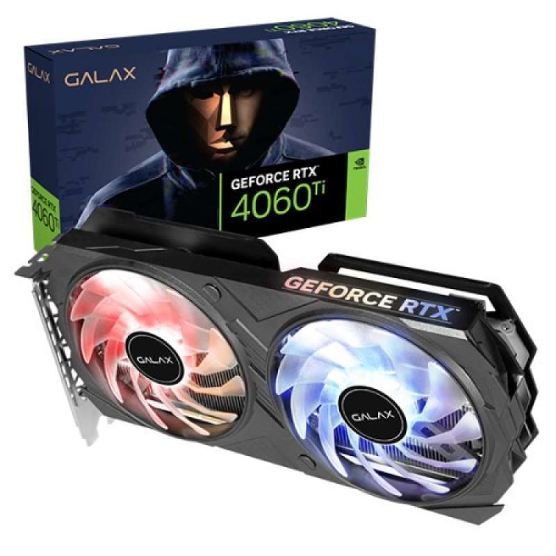 Jual Vga Galax Nvidia Geforce Rtx 4060 1 Click Oc 8gb Ddr6 2x Dual Argb ...