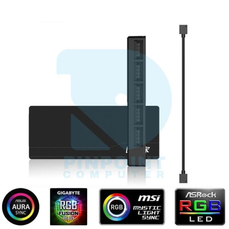 Promo Zero Family 3pin 5V ARGB HUB - 1 to 10 pinout with SATA Powered ...