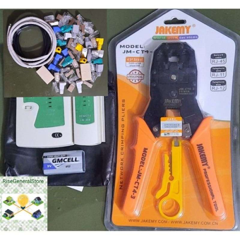 Promo Lan Jaringan Tang RJ45 dan Alat Tester Include Kabel RJ45 ... Promo Lan Jaringan Tang RJ45 dan Alat Tester Include Kabel RJ45 ...