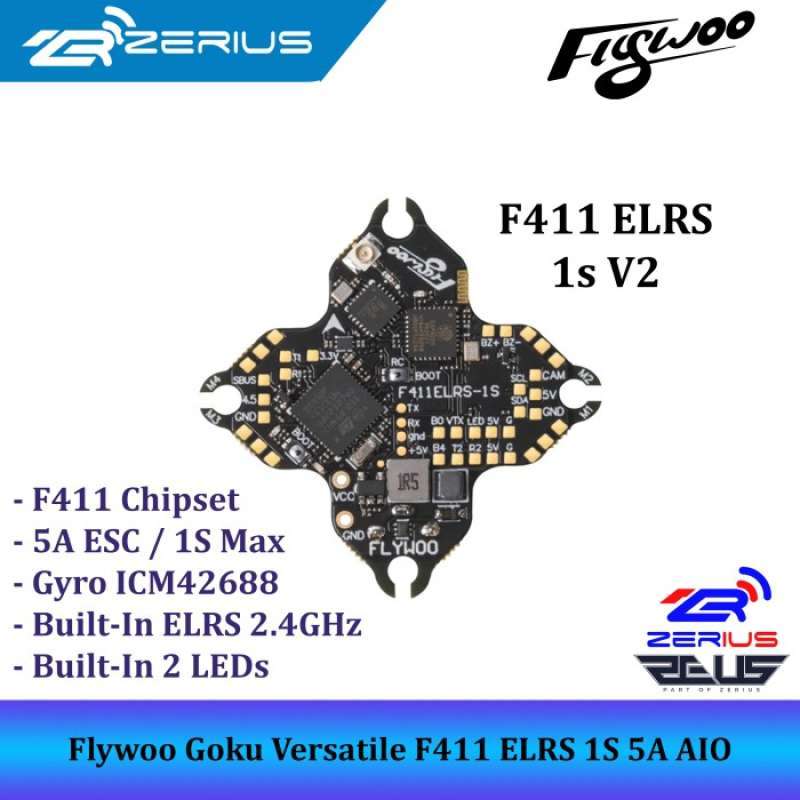 Promo FLYWOO FC GOKU Versatile F411 ELRS 1s 5A ESC AIO FC Diskon 33% di Seller Diora Store ...