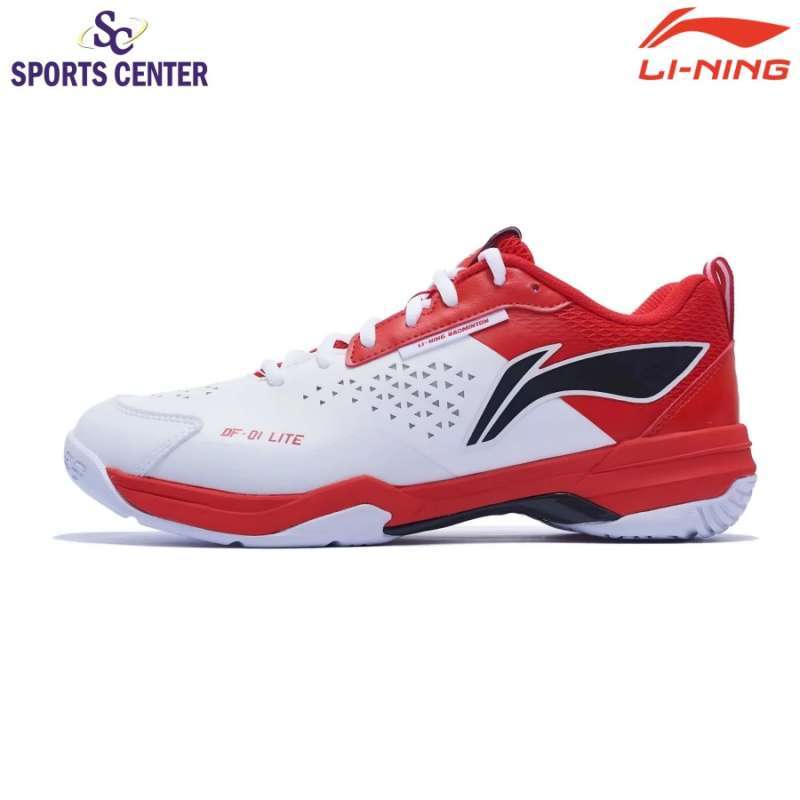 Jual New Sepatu Badminton Lining Blade Lite Ayzt005 White / Fire Red ...