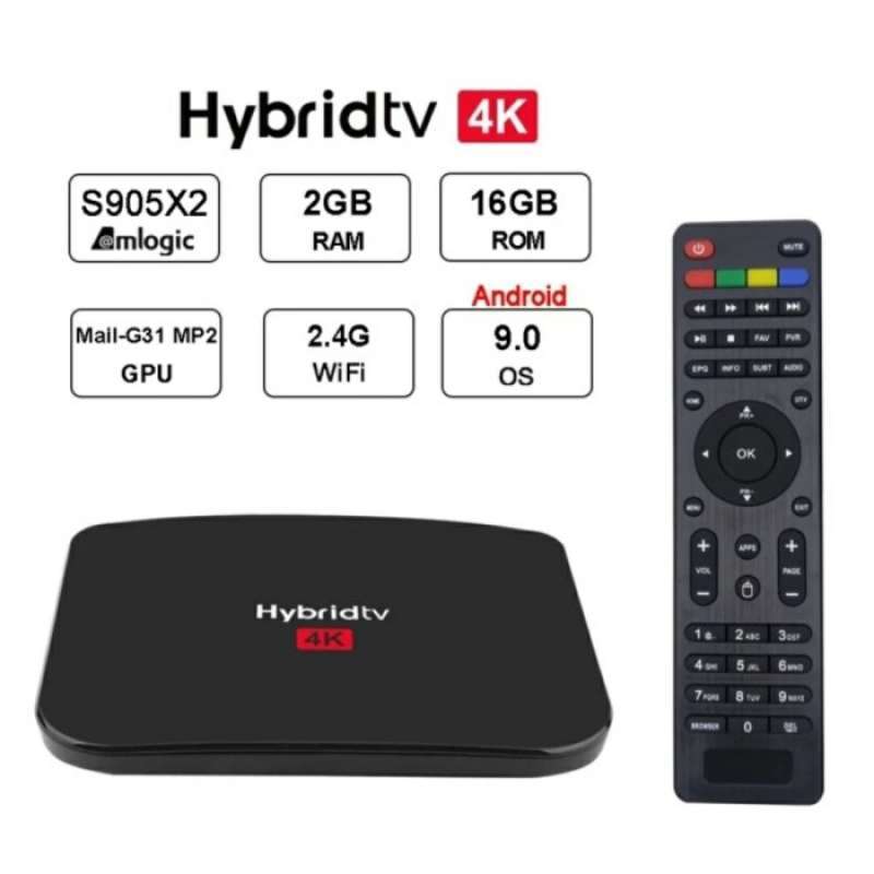 Promo Hybrid Tv Box Android + Set Top Box Stb Dvb T2 Digital Terestrial ...