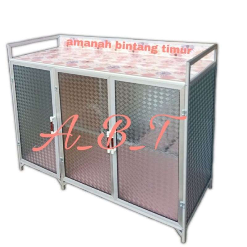 Jual Meja Kompor Pintu 3 Plus Rak Piring Bagian Bawah Full Keramik Di ...