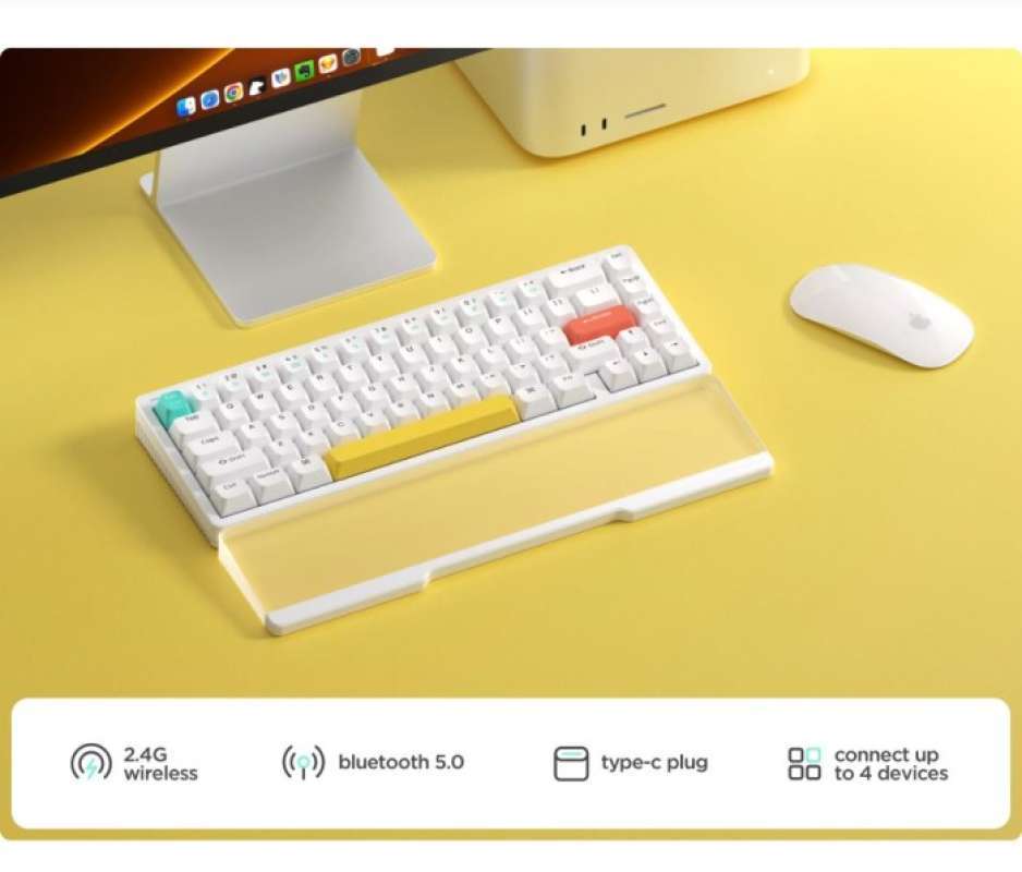 Promo nuphy halo65 wireless mechanical keyboard Diskon 1% di Seller ...