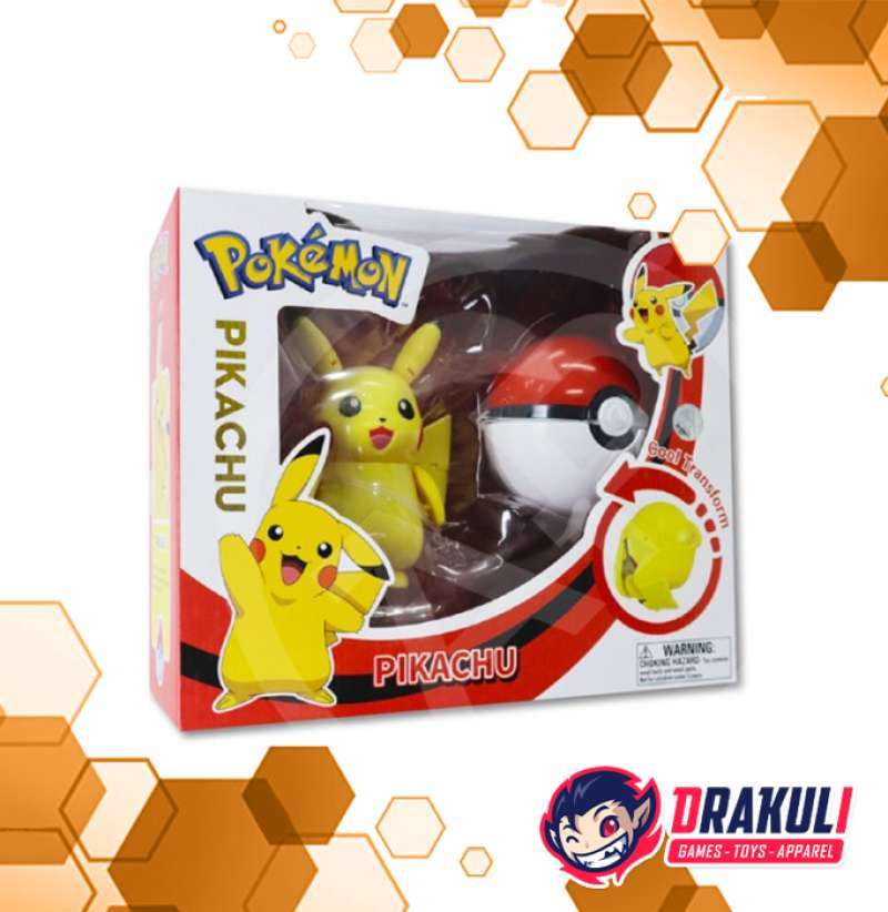 Jual Toys Apolo Pokemon Transform Figure & Ball - Pikachu Di Seller ...