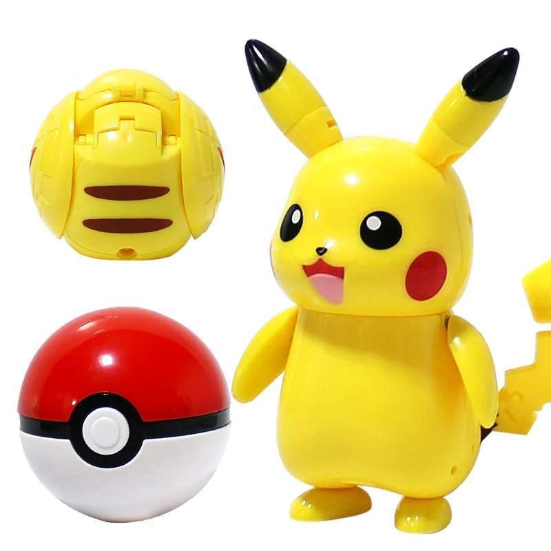 Jual Toys Apolo Pokemon Transform Figure & Ball - Pikachu Di Seller ...