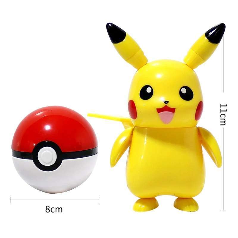Jual Toys Apolo Pokemon Transform Figure & Ball - Pikachu Di Seller ...