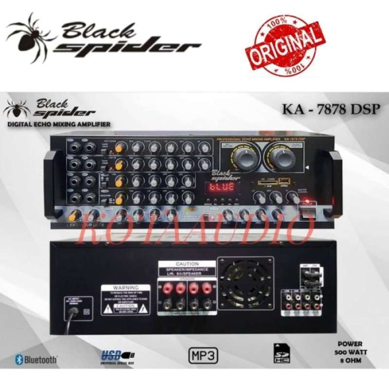 Promo Power Amplifier Black Spider Ka 7878 Dsp Blackspider Ka7878 Dsp Diskon 23% di Seller ...