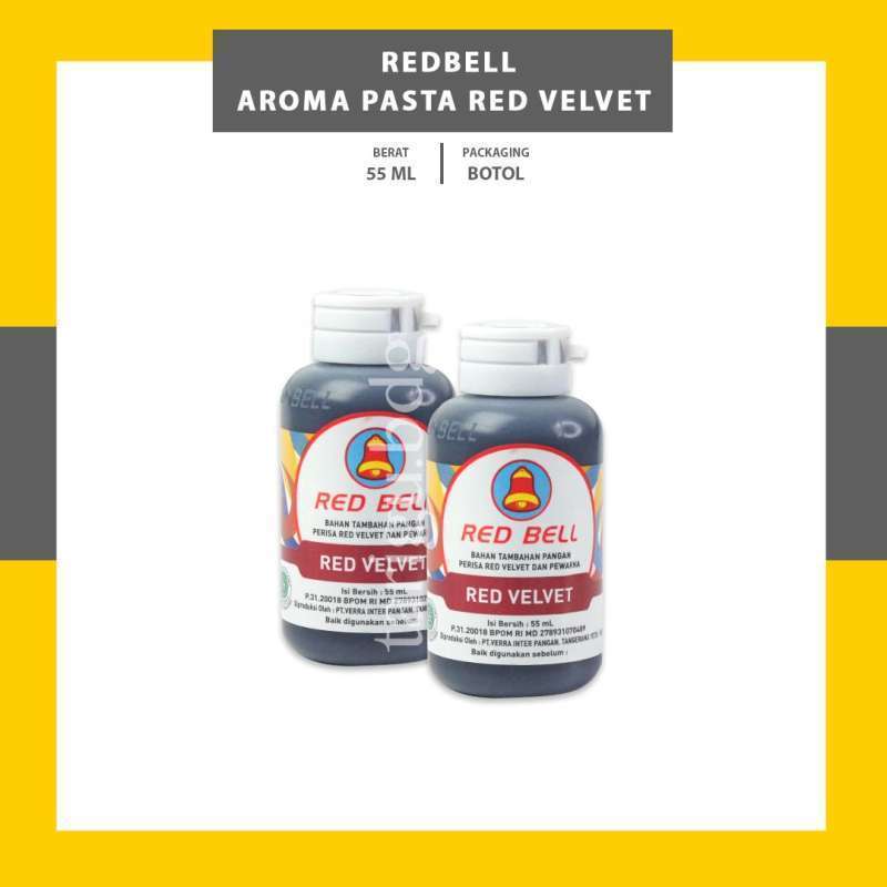 Jual Red Bell Pasta Red Velvet - RedBell Perisa Red Velvet dan Pewarna ...