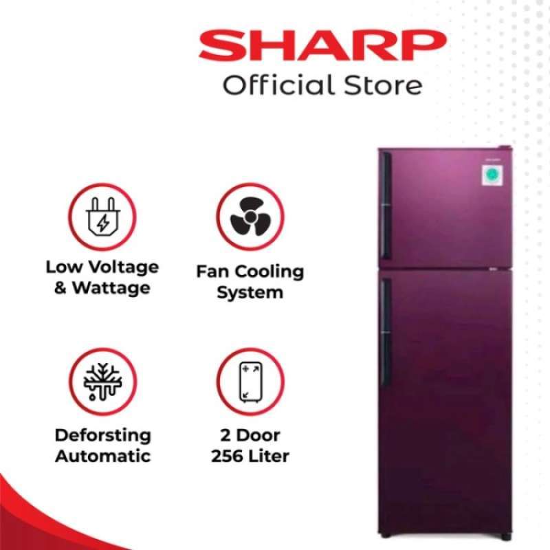Promo Sharp | Sj-326G-Csr Kulkas 2 Pintu Kecil 2 Door Small Refrigerator Diskon 23% di Seller ...