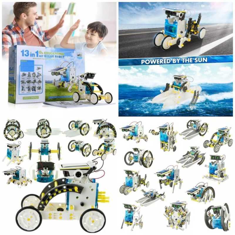 Promo Mainan Edukasi Anak Robot Solar 13 In 1 ~ Educational Kit SOLAR ...