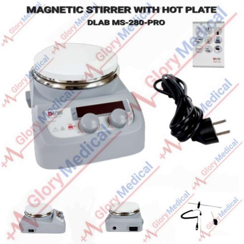 Promo Hot Plate Stirrer Magnetic Stirrer MS-H280-PRO DLab Diskon 23% di ...