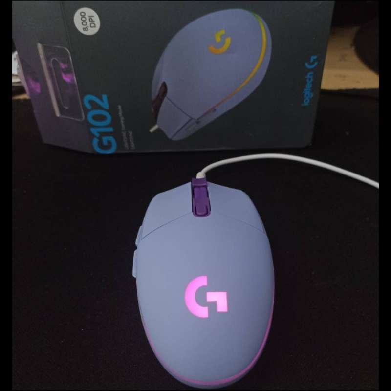 Promo LOGITECH G102 LIGHTSYNC PURPLE EDITION Diskon 23% di Seller Cora ...