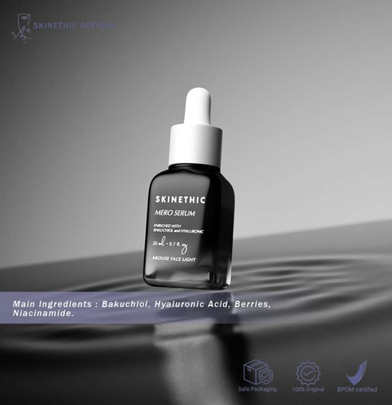 Promo Mero Serum - Enriched with Bakuchiol and Hyaluronic Diskon 23% di ...