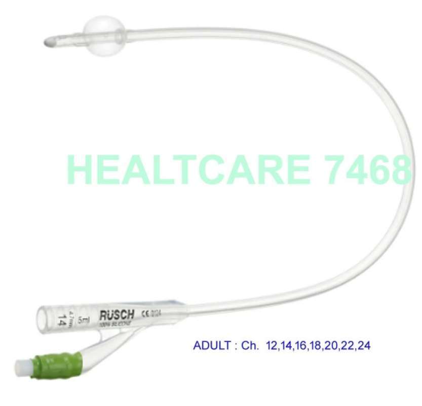 Promo Alkes Foley Balloon Catheter Silicon, 2-Way Rusch Diskon 23% di ...