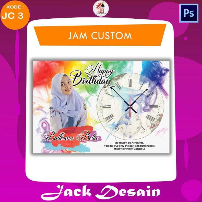 Jual JAM CUSTOM WALLDECOR di Seller Jack Desain - Sei Putih Timur I ...