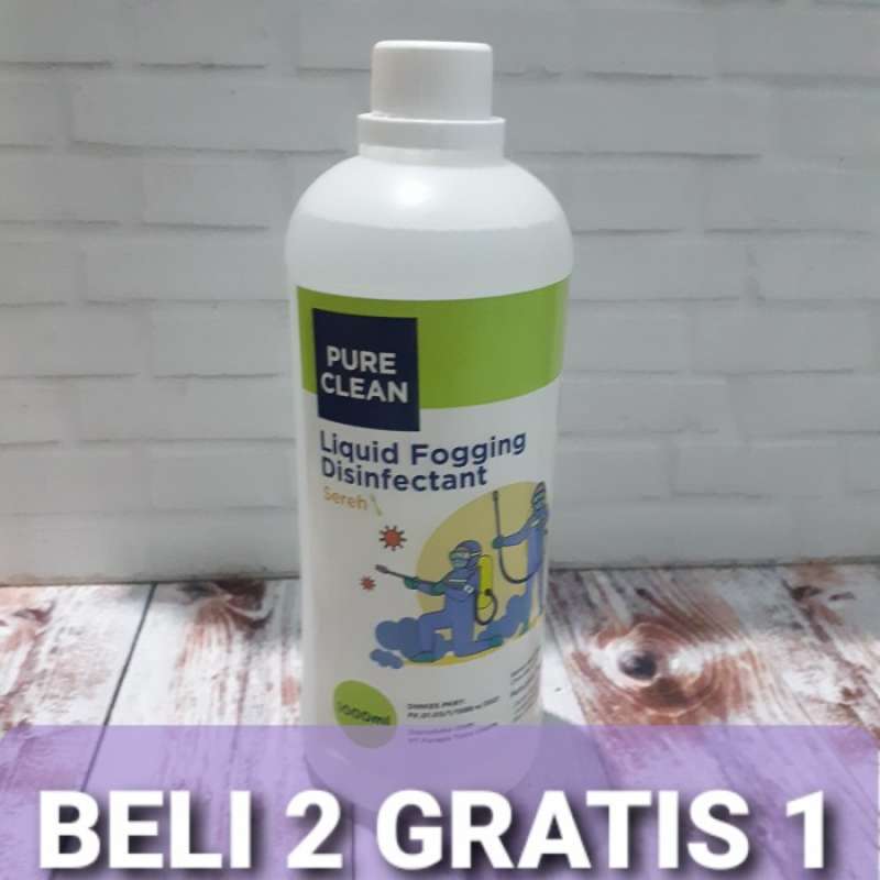 Promo Cairan Liquid Foging Fogging Disinfectant Disinfektan Pure Clean ...
