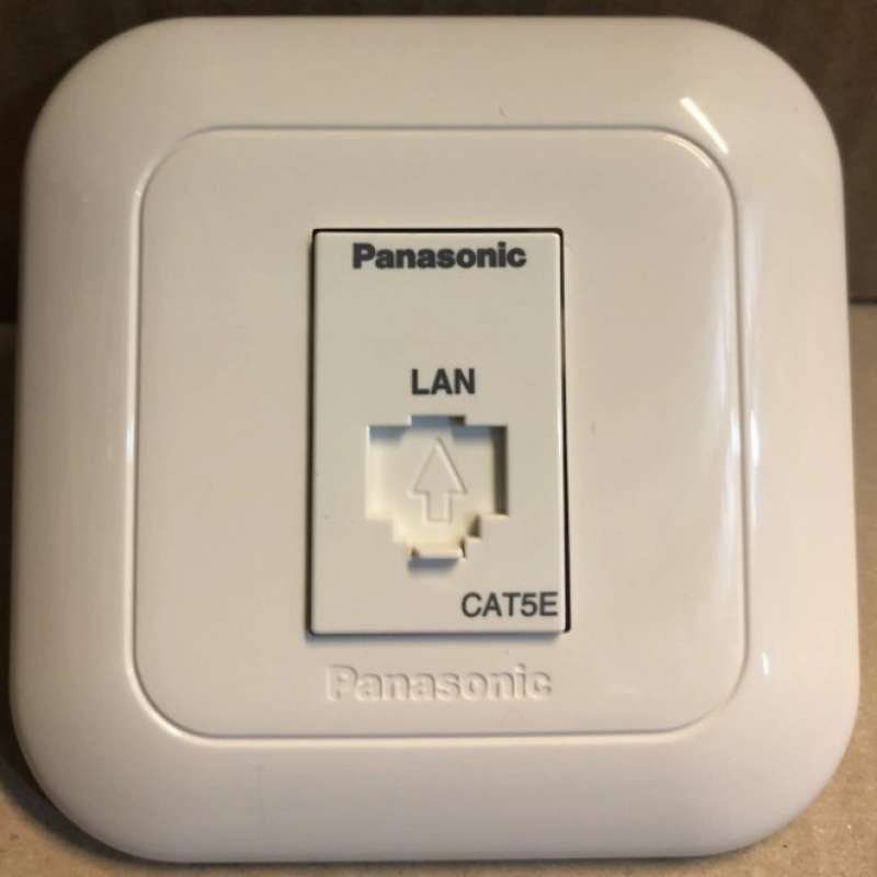 Promo Faceplate Data Lan Cat.5e Lengkap Dengan Modular Merk Panasonic ...