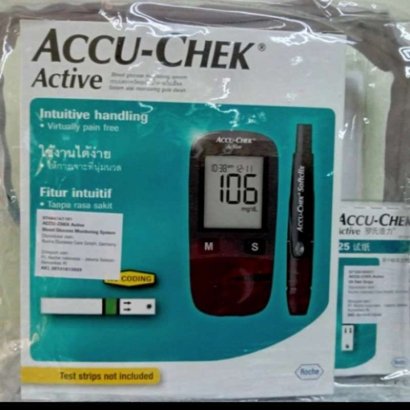Jual Accu Check Active Alat Cek Ukur Gula Darah Akurat di Seller Bergas ...