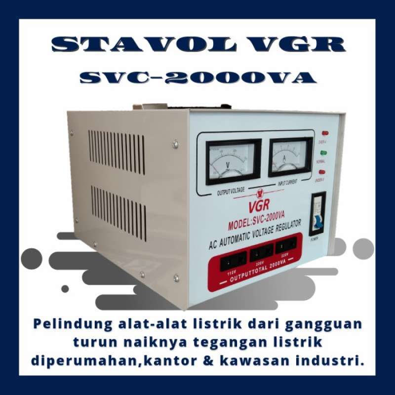 Promo Stavolt VGR SVC-2000VA - Stabilizer Listrik 2000watt ...
