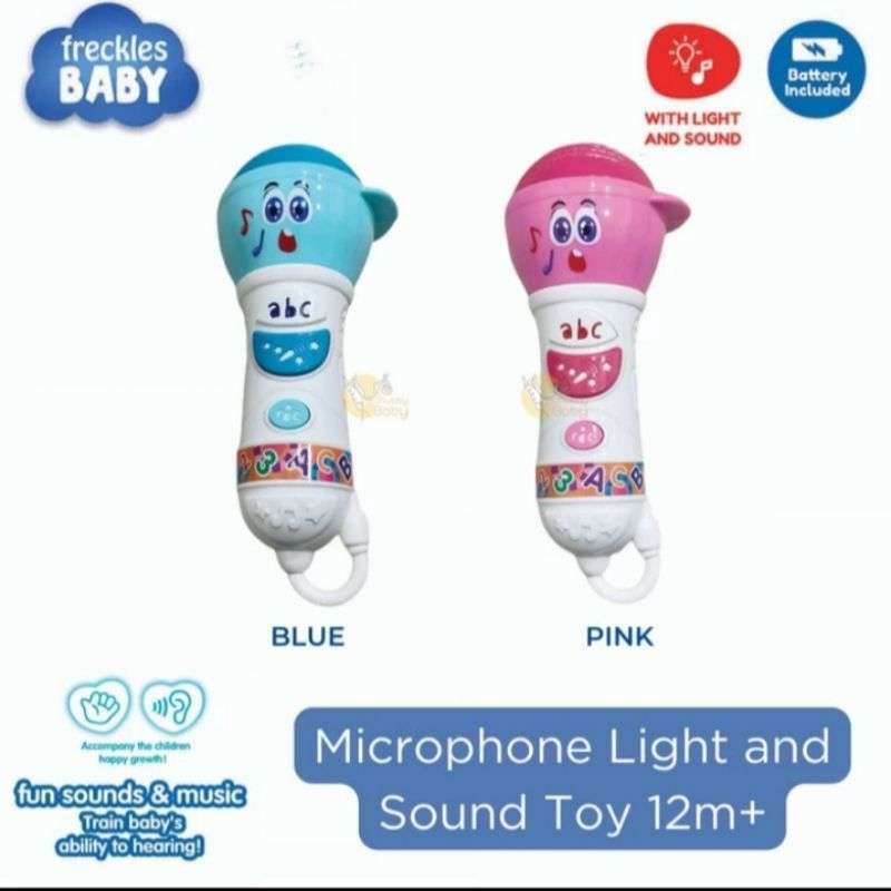 Jual Freckles Baby - Microphone Light & Sound - 12m+ - Biru Di Seller ...