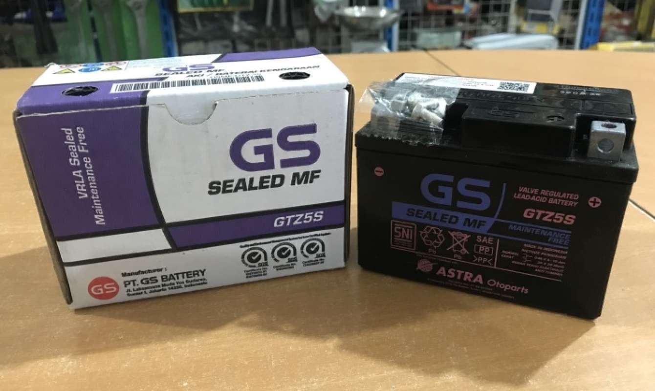 Promo Aki Motor Gs - Astra Gtz-5s Mf Diskon 17% Di Seller Golden Victory Music - Cikoko, Kota ...