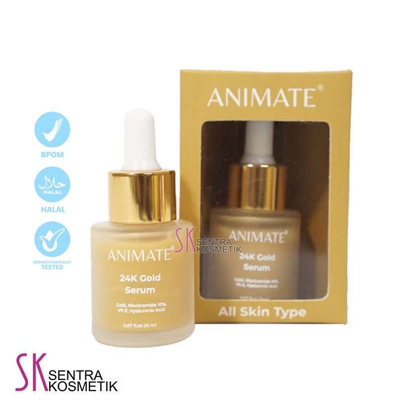 Promo Animate 24k Gold Serum 20 Ml - Anti Aging Diskon 14% Di Seller ...