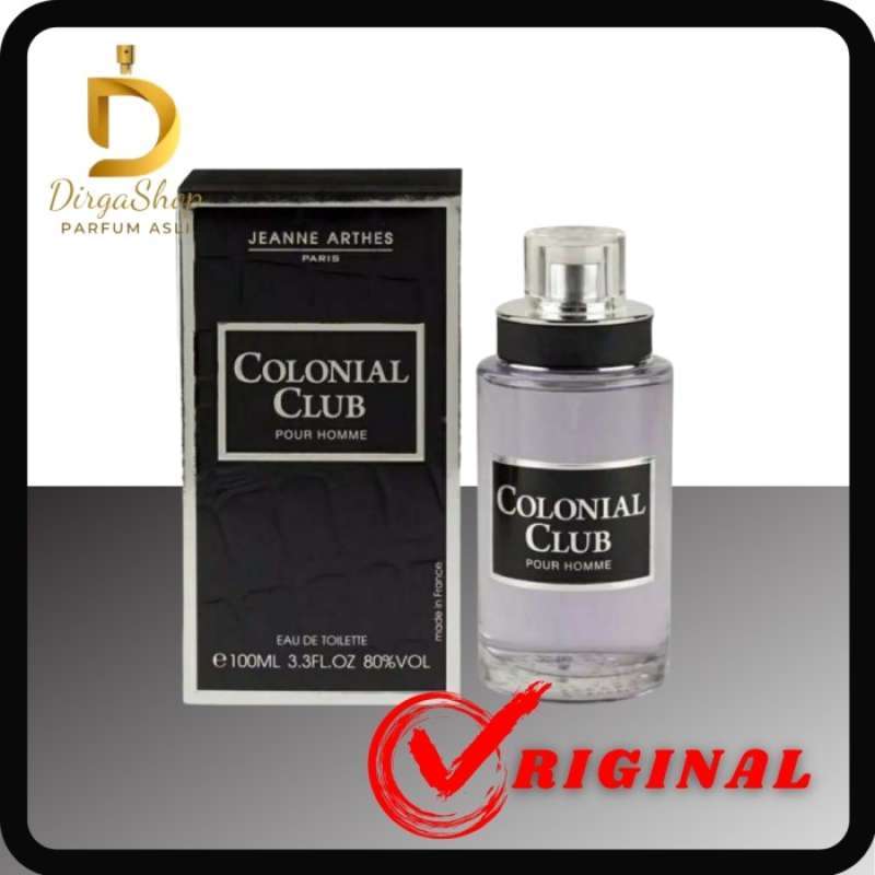 Promo Parfum Original Jeanne Arthes Colonial Club For Men EDT 100 ml Diskon 23% di Seller Fresh ...