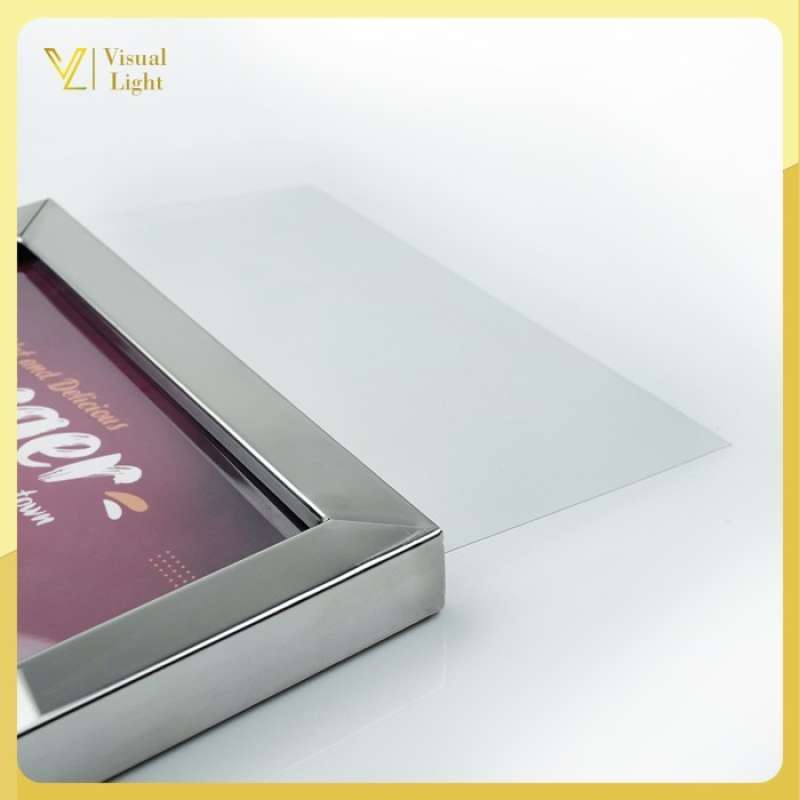 Promo Miliki Sign Board Standing Menu Frame Stainless - Papan Informasi ...