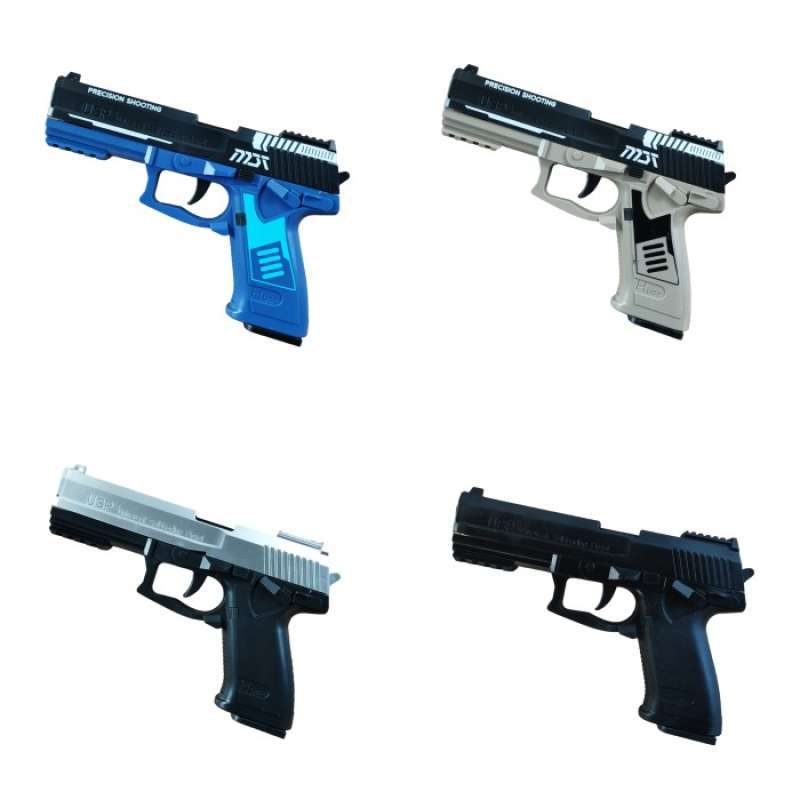 Promo HK USP Semi Auto Shell Ejecting Toy Dart Bullet Diskon 23% di ...