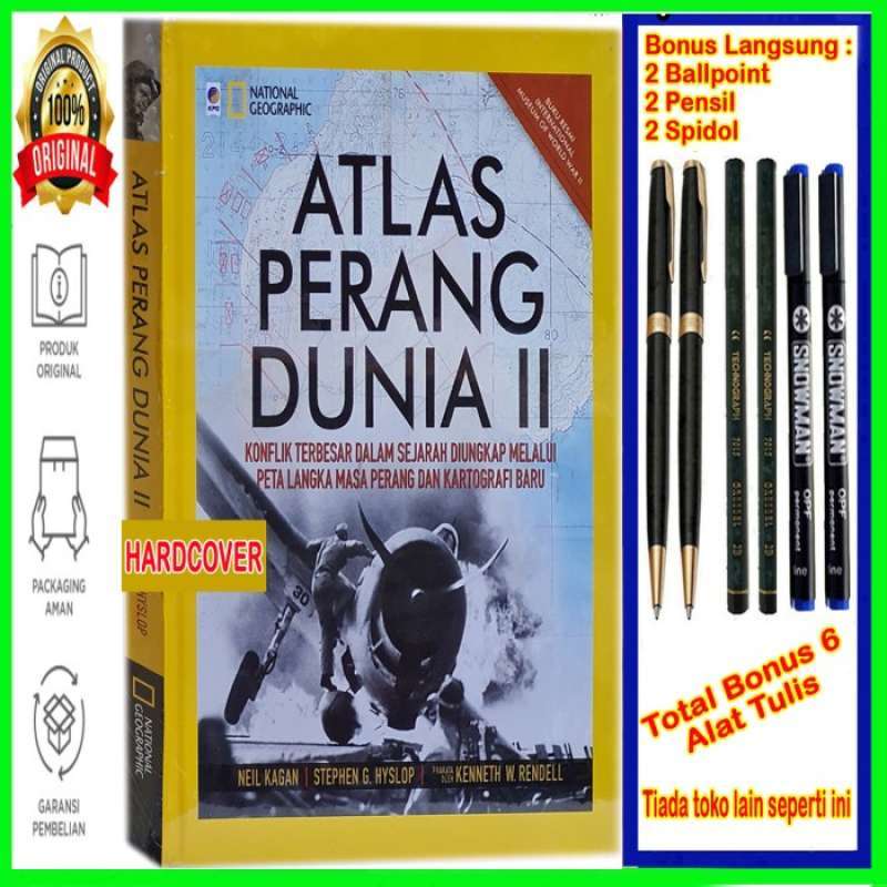 Promo Buku Sejarah Perang Dunia Ke 2 Atlas Perang Dunia Ke Ii Ori