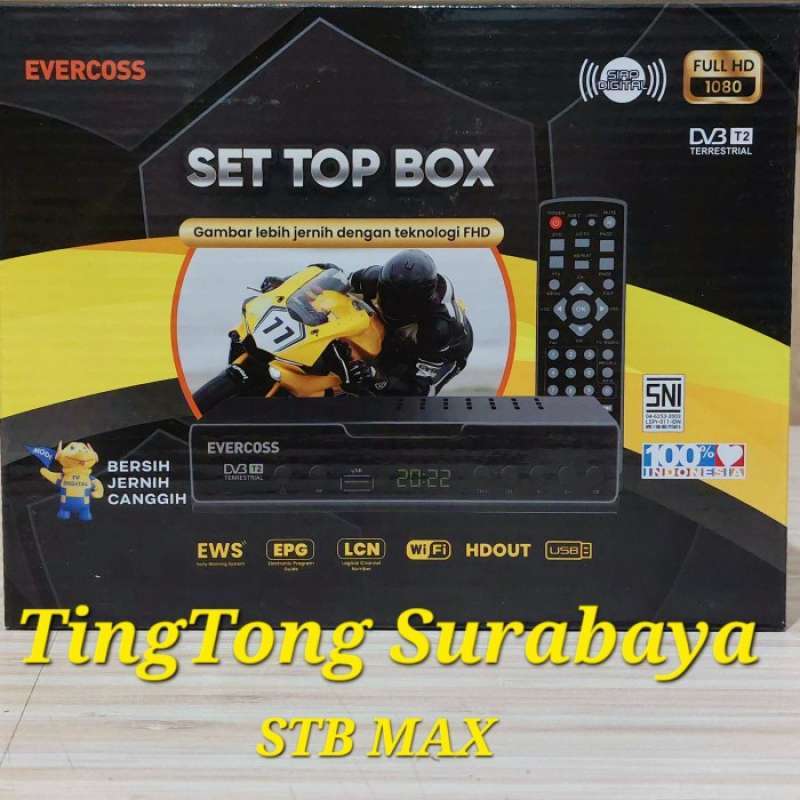 Promo evercoss stb pro digital tv receiver full hd set top box garansi resmi - MAX Diskon 23% di ...