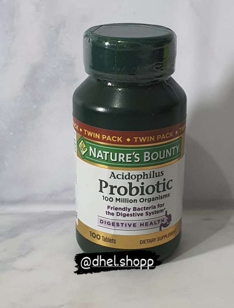 Jual Natures Bounty Acidophilus Probiotic 100 Tablets nature s ...