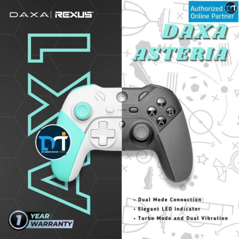 Promo Rexus Daxa Asteria AX1 - Dual Connection Wireless Gamepad ...